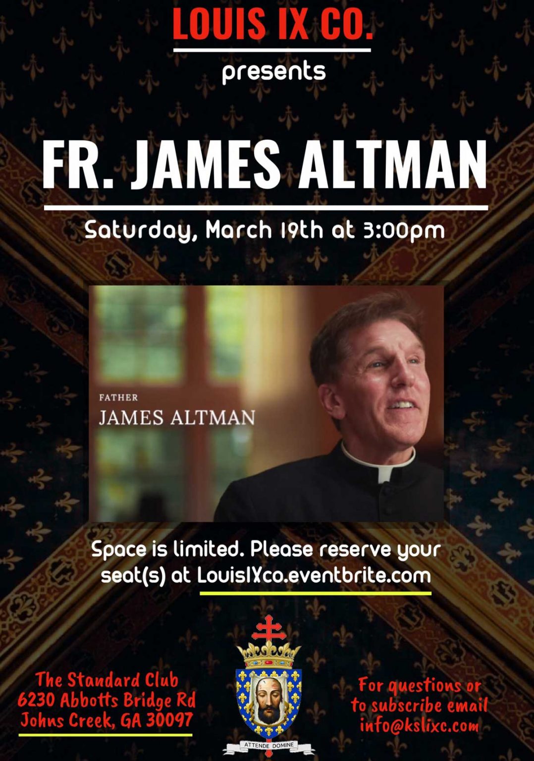 Louis IX Presents Fr. Altman - Fr. James Altman